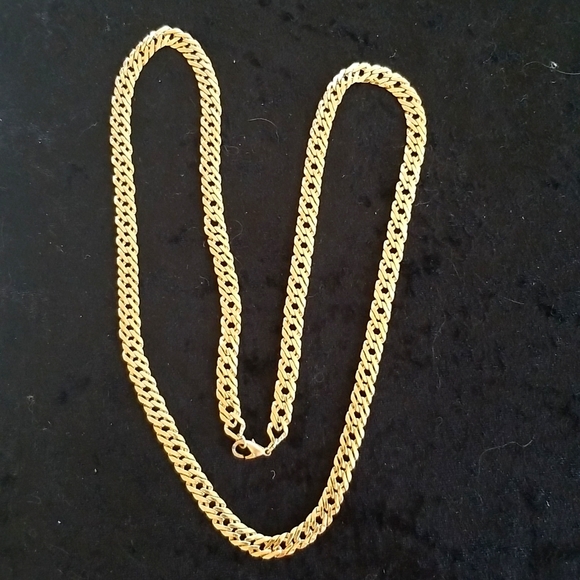 Jewelry | Vintage Double Link Gold Chain Necklace | Poshmark